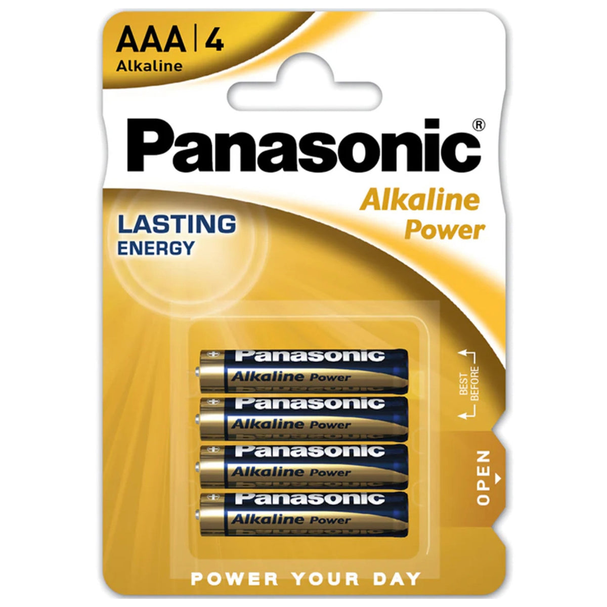 Panasonic Gold AAA Alkaline Battery - 4pk – Entell Ltd
